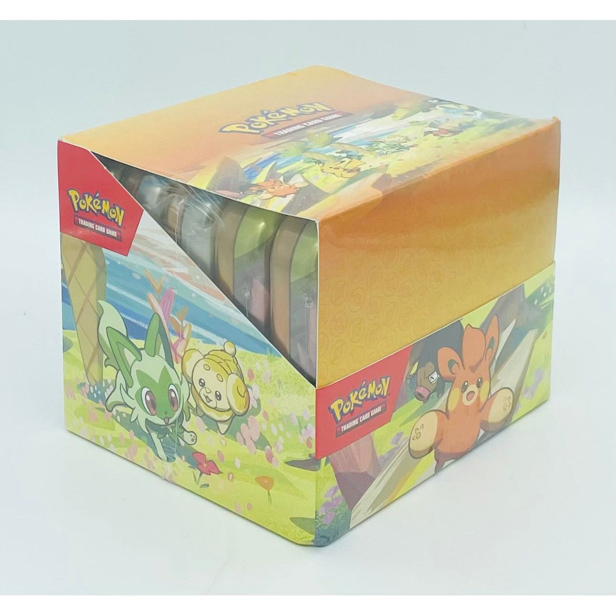 Pokemon TCG: Paldea Friends Mini Tin Display- 10 Tins, Factory Sealed ...